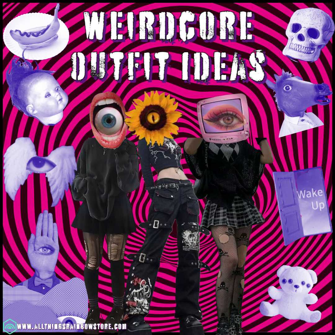 Weirdcore Outfit Ideas | Weirdcore Clothes – All Things Rainbow