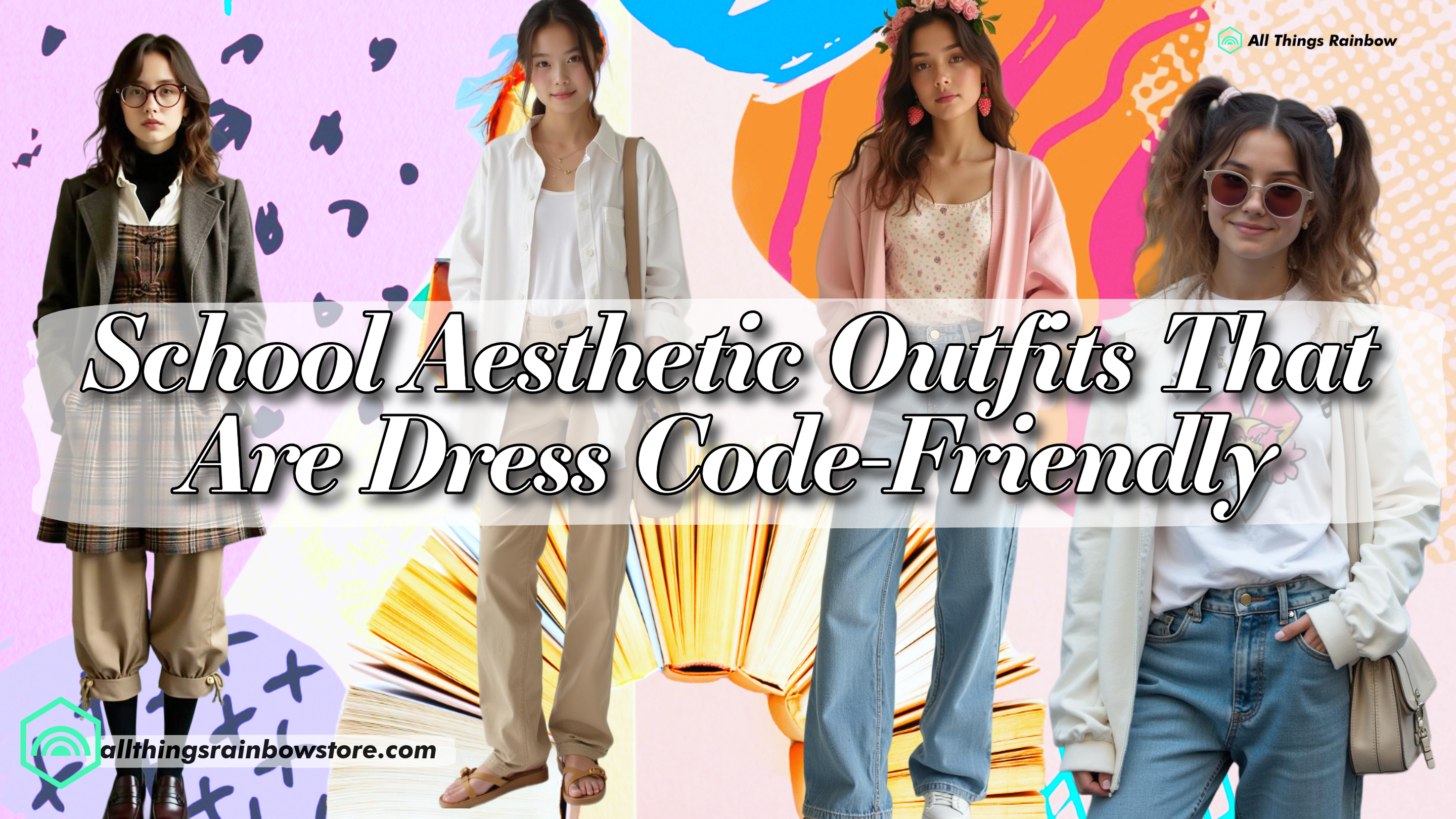 School Aesthetic Outfits That Are Dress Code-Friendly – All Things Rainbow