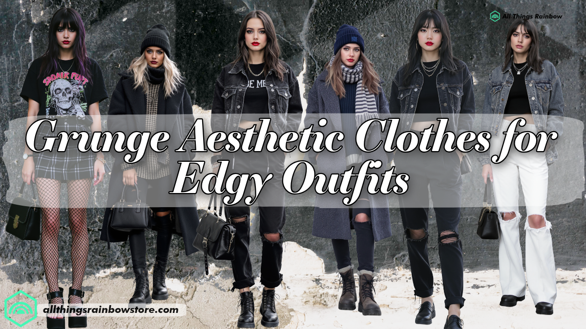 Grunge Aesthetic Clothes for Edgy Outfits – All Things Rainbow