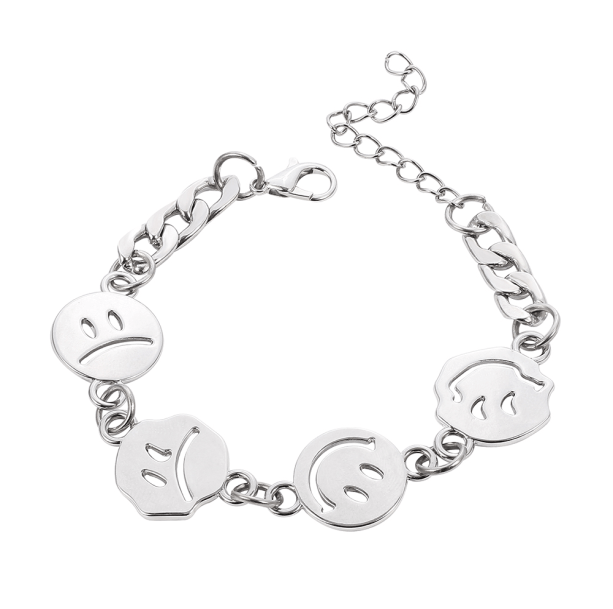 Sad And Happy Face Bracelet | Aesthetic Jewelry – All Things Rainbow