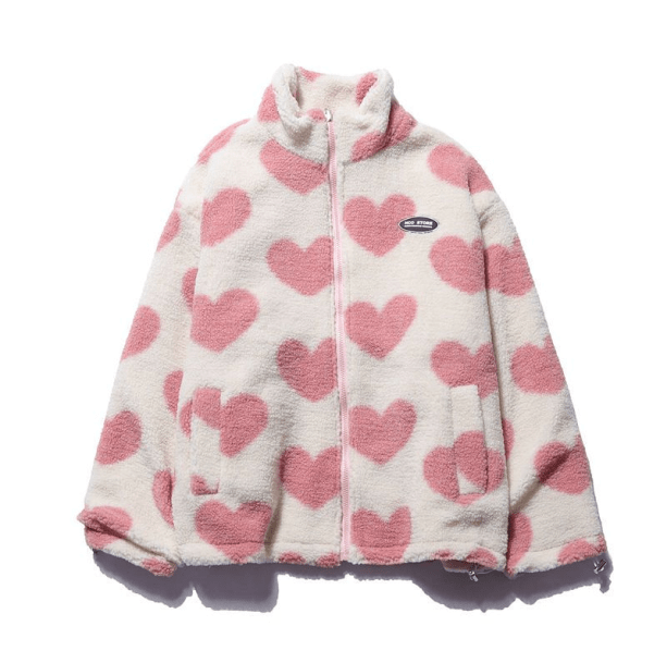 Heartflip Reversible Jacket | Aesthetic Jacket