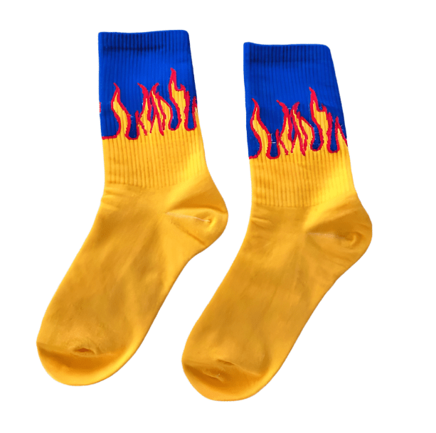 Flaming Socks | Aesthetic Socks – All Things Rainbow