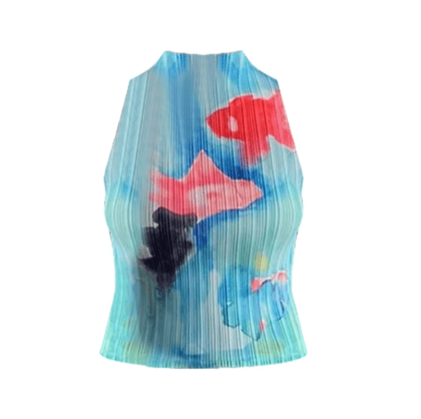 Fish In The Sea Top | Aesthetic Clothes – All Things Rainbow