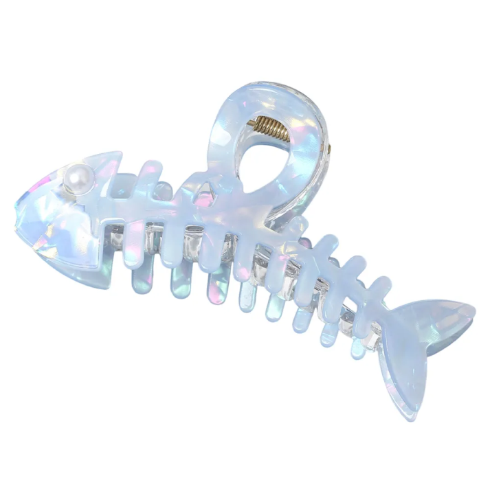 Fishbone Hair Clip | Aesthetic Hair Accessories – All Things Rainbow