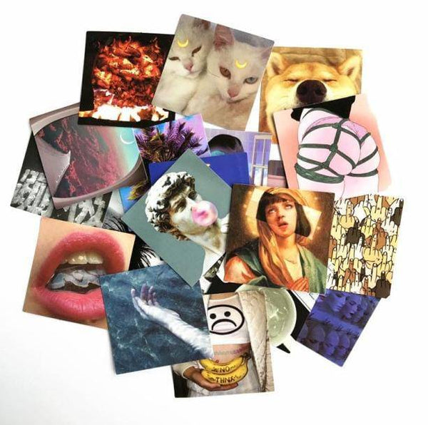 Aesthetic Edgy Stickers | Mini Art Prints