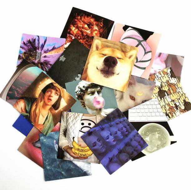 Aesthetic Edgy Stickers | Mini Art Prints