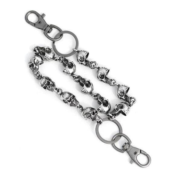 Skull Head Belt Chain | Aesthetic Accessories