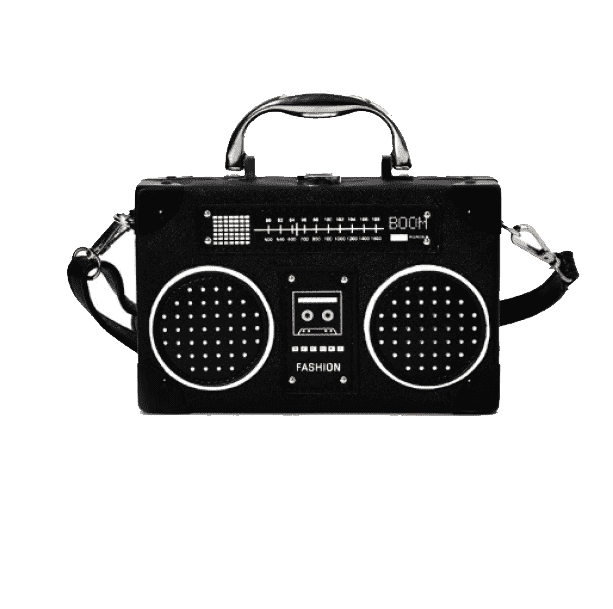 Retro Radio Style Handbag | Aesthetic Bag – All Things Rainbow