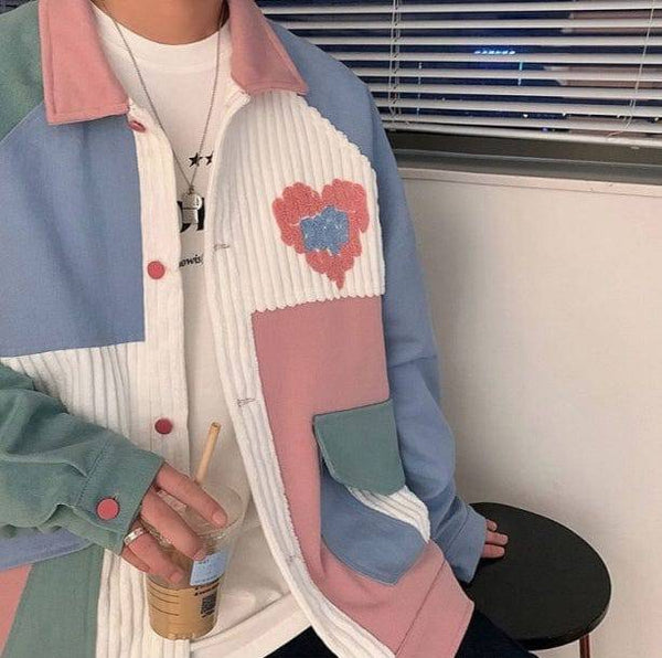 Soft Girl Pastel Jacket | Aesthetic Jacket
