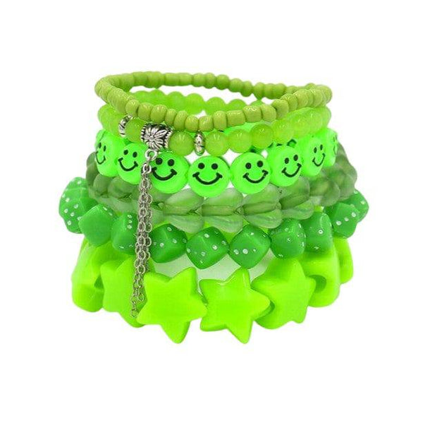 Set Of 6 Y2K Bracelets | Aesthetic Bracelets