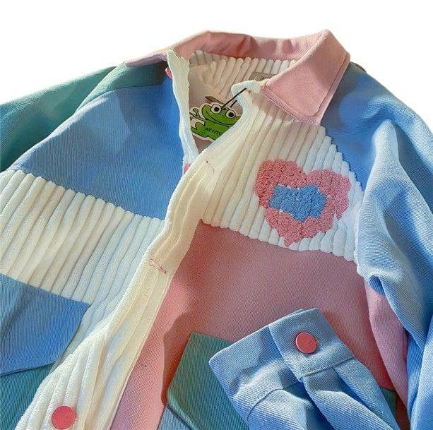 Soft Girl Pastel Jacket | Aesthetic Jacket