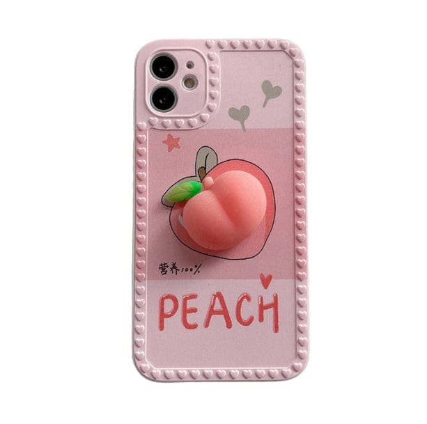 Peach Squishy IPhone Case | Aesthetic IPhone Case – All Things Rainbow