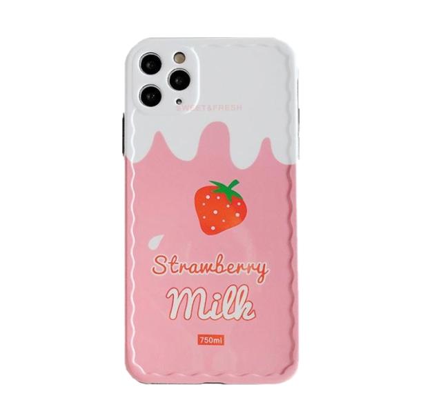 Strawberry Milk IPhone Case | Aesthetic, Kawaii IPhone Cases