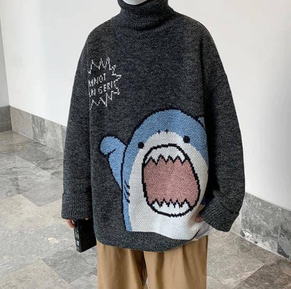 Shark Jaws Sweater | Aesthetic Clothes Shop