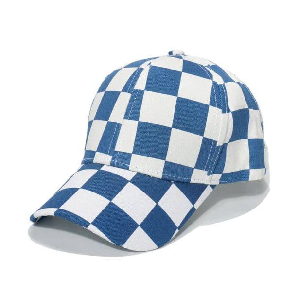 Aesthetic Checkered Cap | Aesthetic Cap