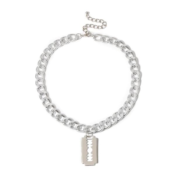 Razor Blade Necklace | Grunge Aesthetic Necklaces