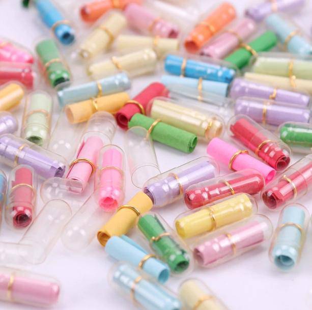 Secret Message Capsules | Aesthetic Kawaii Tumblr Stationary