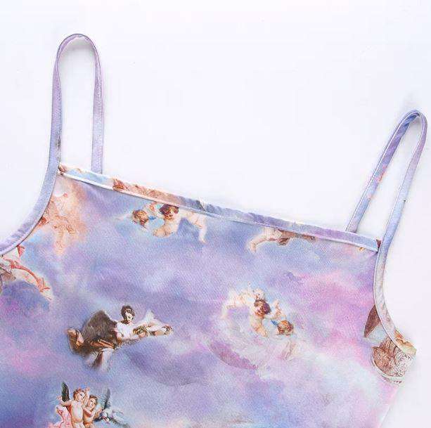 Angels Kiss Mini Dress | Aesthetic Dresses And Skirts