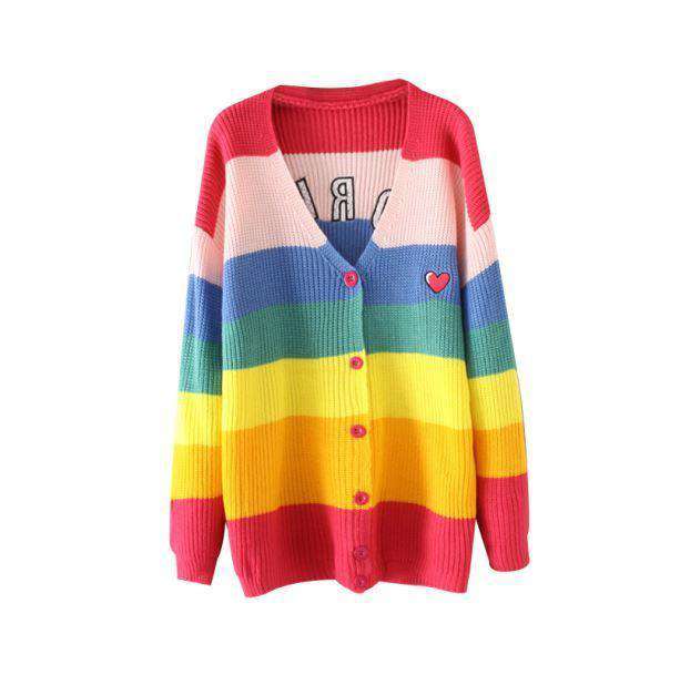 Rainbow Cardigan | All Things Rainbow