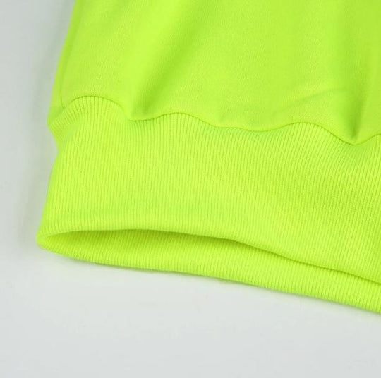 Neon Sweatshirt Green | Aesthetic Apparel – All Things Rainbow